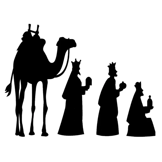 Wise Men Clipart Black And White