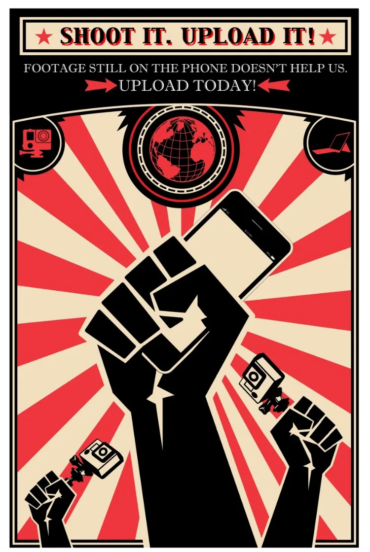 Shoot It Upload It Modern Life Office Propaganda Classic Decorative ...