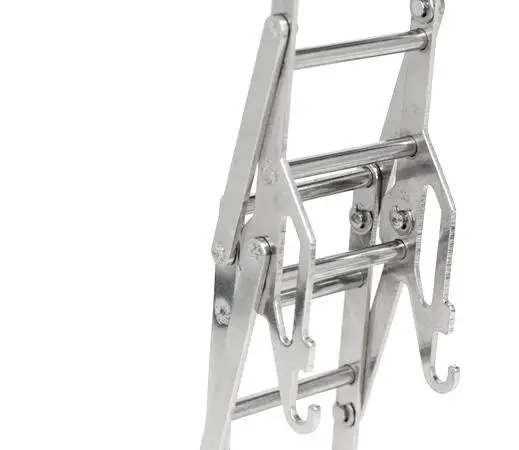 RC Folding Metal Stair Ladder for 1/14 Scale RC Toys Tamiya Tractor ...