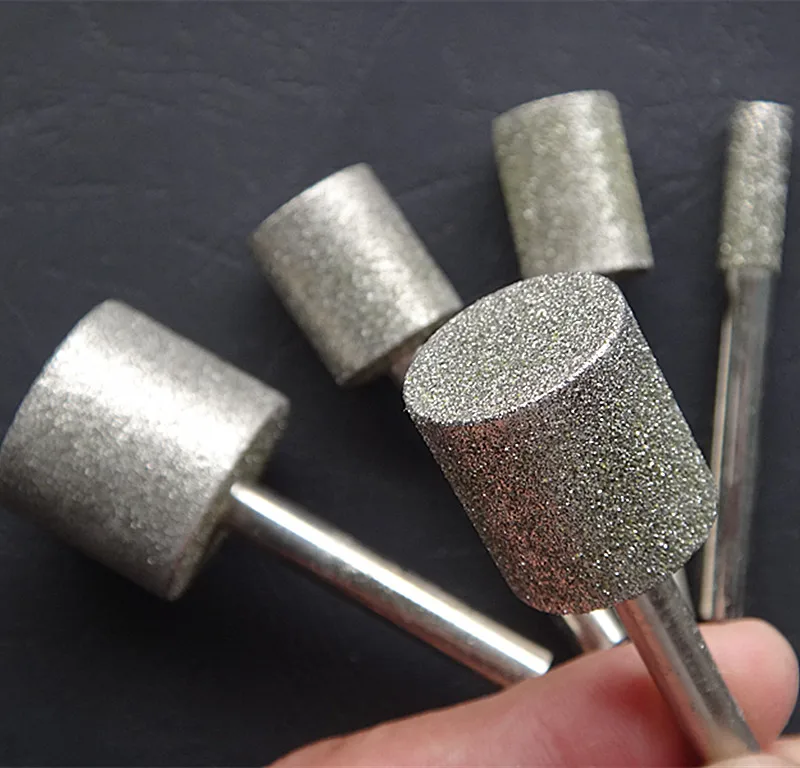 3pcs/lot 18 30mm Rough Sand 60 Grit Cylinder Diamond Grinding Bits Mill ...