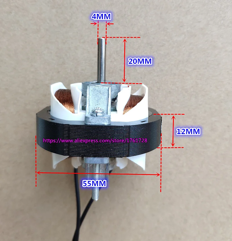 Абсолютно YJ58-12 затененный полюс асинхронный двигатель ac220в ...