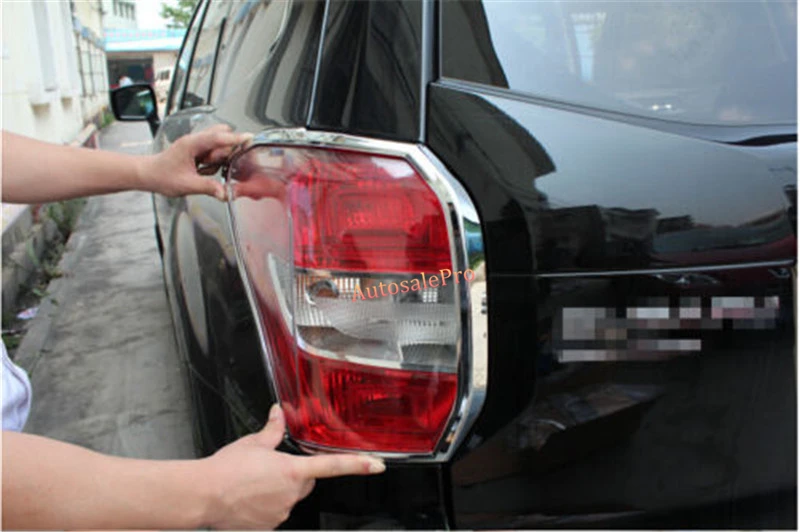 Chrome Rear Tail Light trunk gate Lamp frame Cover Trim For Subaru ...