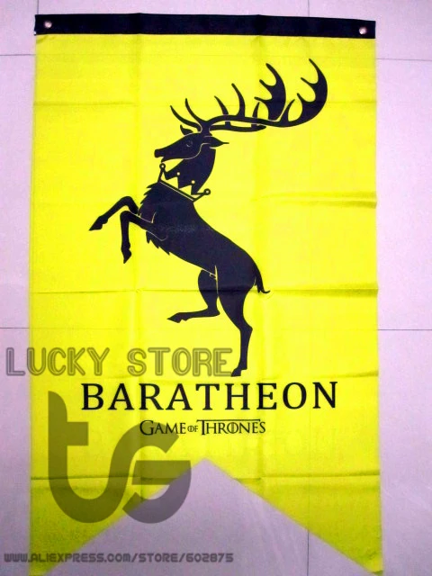 baratheon Game of Thrones series flag baratheon family flag 75*125 CM ...