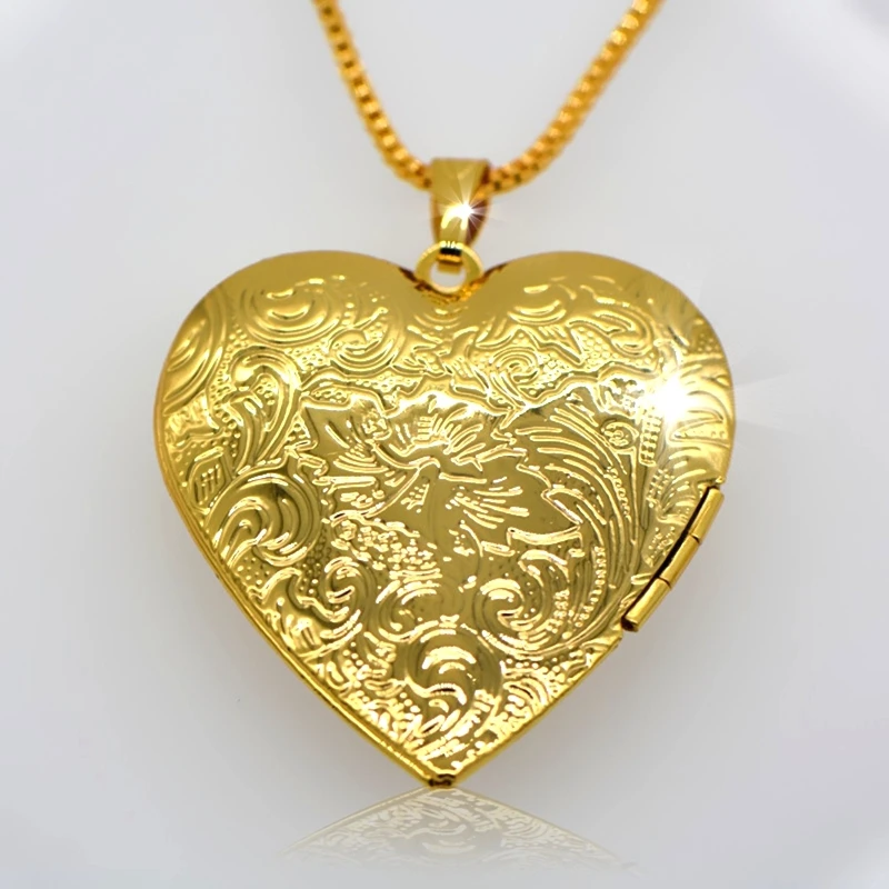 Sale > gold plated heart locket necklace > in stock
