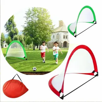 5 colors Soccer Football Goal Net Folding Training Goal Net Kids Indoor ...