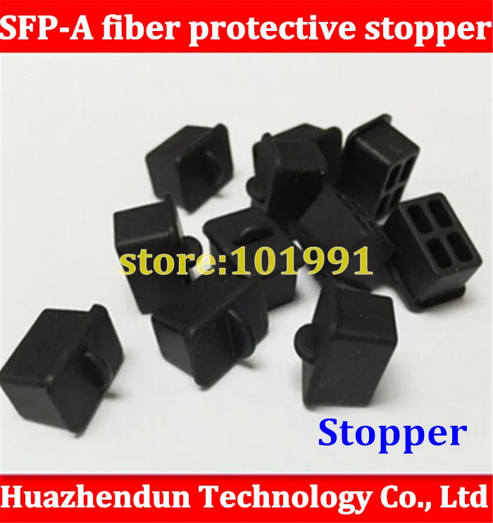 Sfp-a Fiber Optic Connector Module Group Soft Silicone Dust Protection ...