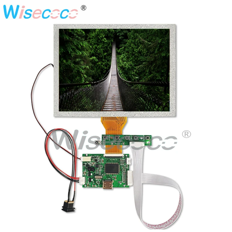 8.0 inch LCD TFT LCD 800x600 high resolution TTL 50pin with control ...
