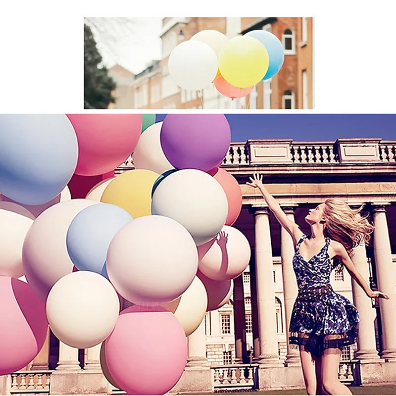 36 inch giant balloon Colorful Blow up Ball Balloon Helium Inflable ...