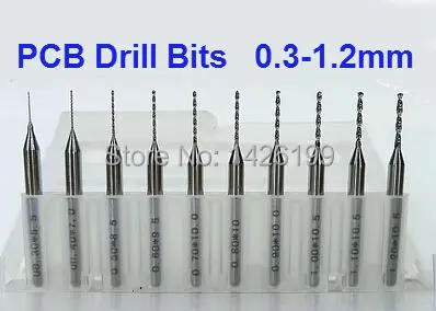 Free-Shipping-New-10PCS-0-3mm-to-1-2mm-PCB-Drill-Print-Circuit-Board ...