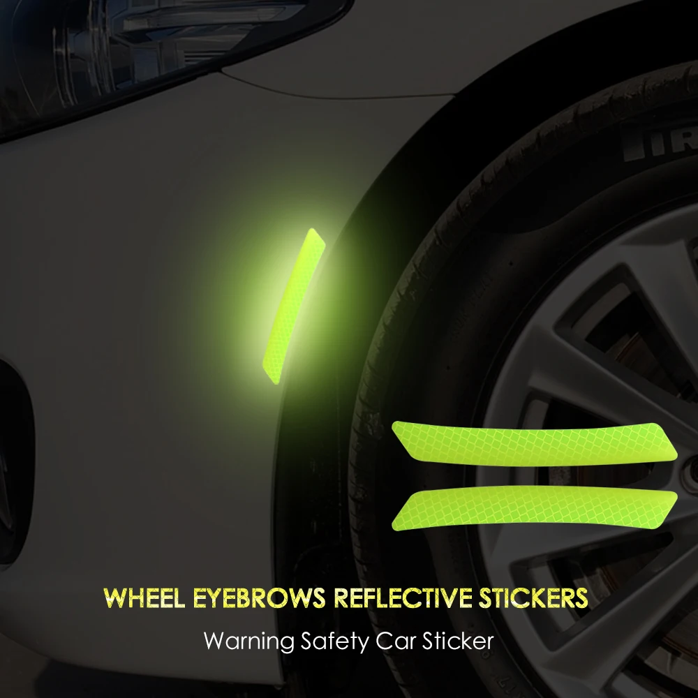 Car Reflective Warning Strip Truck Night Driving Safety Secure Wheel ...