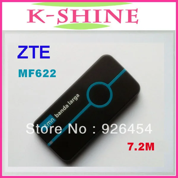 Free shipping unlocked ZTE MF622 USB Modem 7.2Mbps ZTE 3g usb modem ...