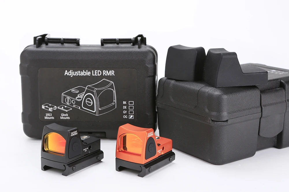 Magorui Reflex Tactical ajustable colimador Glock RMR Mini punto rojo ...