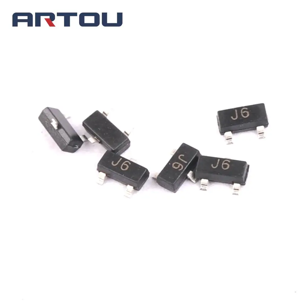 100PCS S9014 J6 NPN Transistor SOT23 SMD Triode - buy at the price of ...