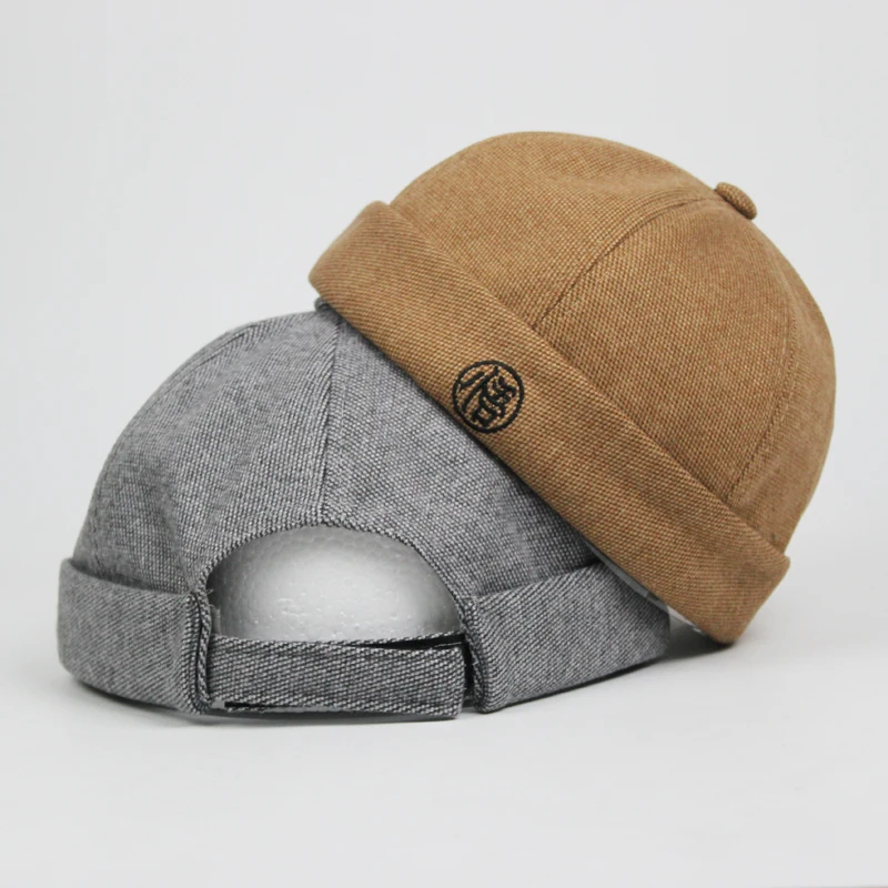 Chinese Style Male Caps Japanese Retro Casual Landlord Hats Lovers ...