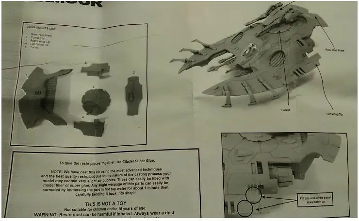 Eldar Wave Serpent Type Ii (conversion Kit) - Model Building Kits ...