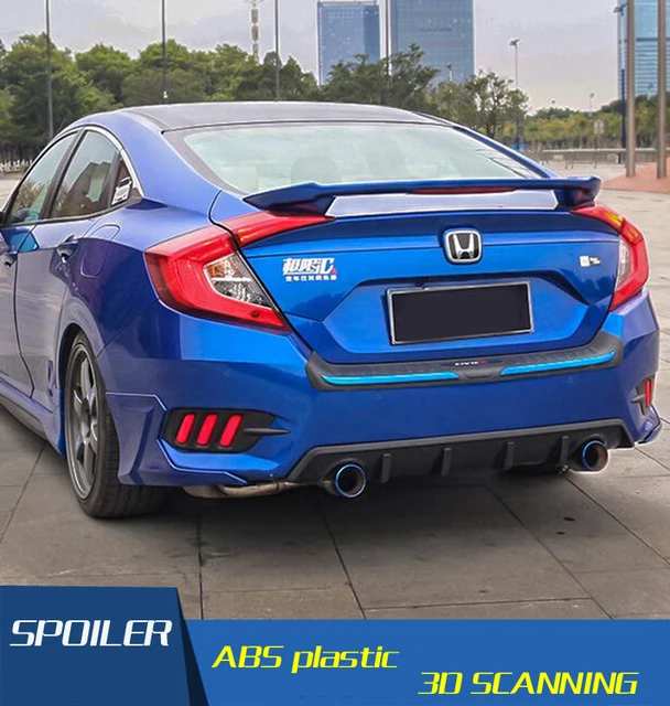 Aliexpress.com : Buy For Honda civic Rear spoiler ABS Rear Bumper ...