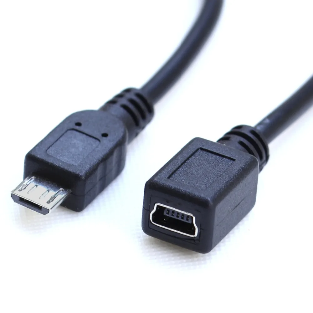 Aliexpress.com : Buy 20cm micro USB male to MINI USB 5PIN female ...