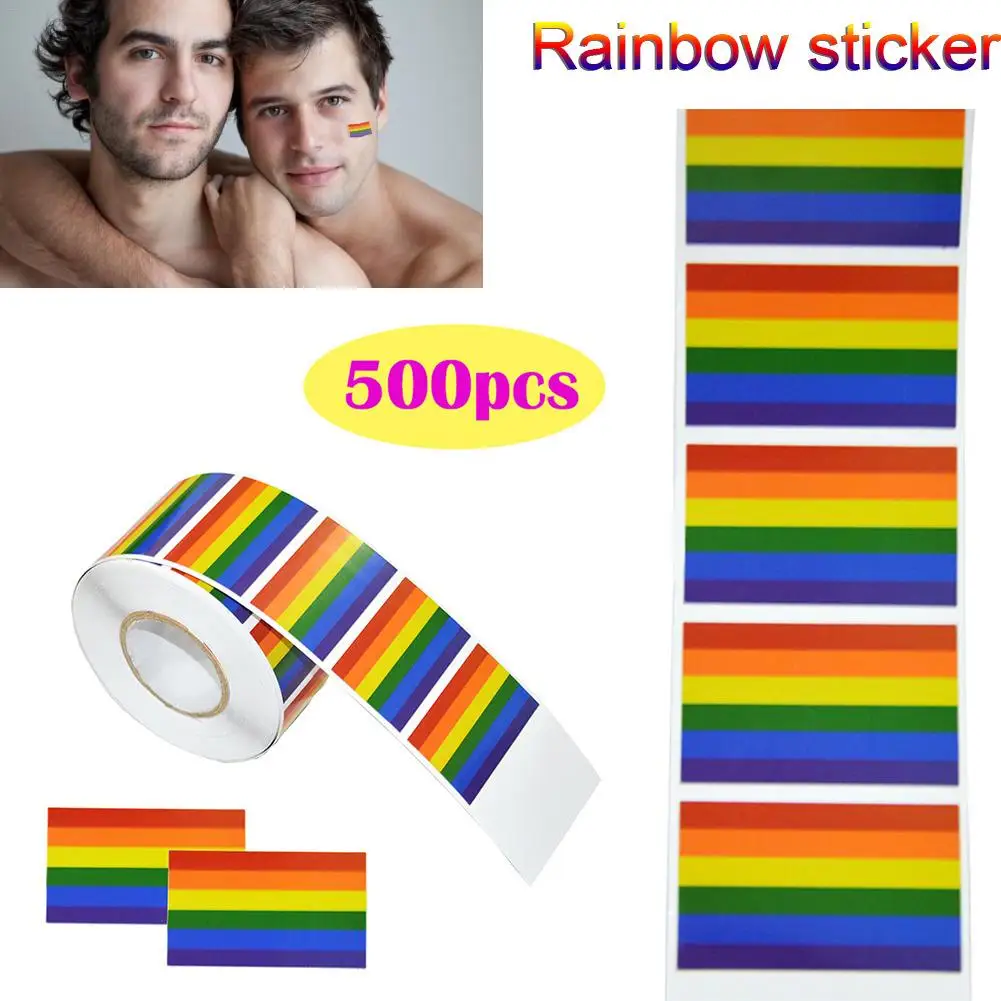 Rainbow Flag Stickers (500 Pcs. Per Roll) - Queerks™