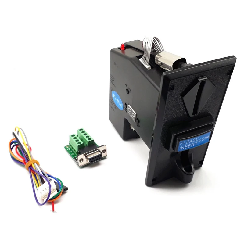 JY-910-Multi-PC-Coin-Acceptor-RS232-pulse-output-Coin-Selector-to-com ...