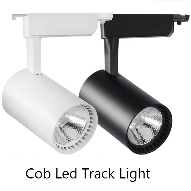 Cob Led 트랙 조명, 12W 20W 30W, 알루미늄 천장 레일 트랙 조명, 스폿 레일 스포트라이트, 할로겐 램프 교체 ...