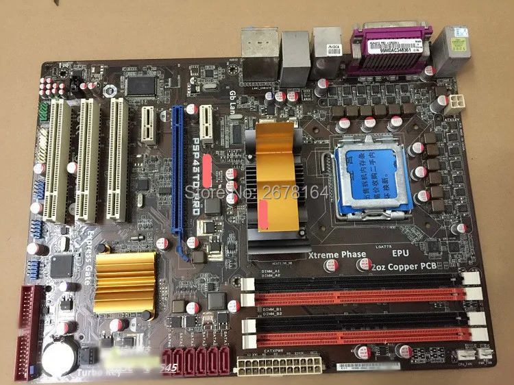 original motherboard for ASUS P5P43TD PRO DDR3 LGA 775 16GB P43 desktop ...