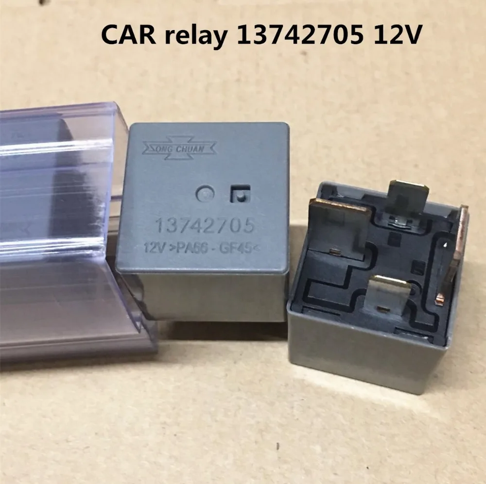 HOT NEW car relay 13742705 12V >PA66-GF45