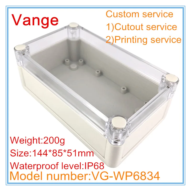 1pcs/lot Ip68 Waterproof Injected Molded Abs Plastic Diy Project Box ...