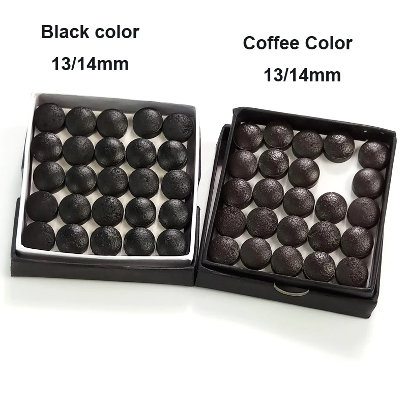 15pcs professional 14mm buffola monolayer Billiards Pool cue tips ...