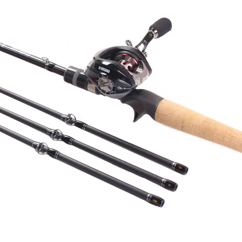 2017UCOK 3pcs rod tips 2.1M functional Fuji reel seatl baitcasting cork ...