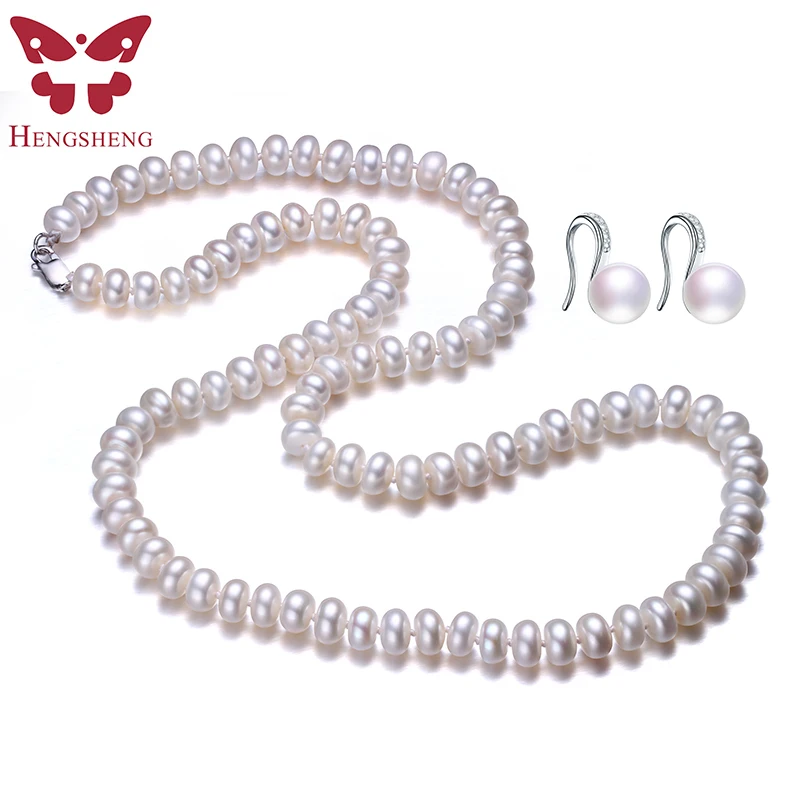 Natural Freshwater Pearl Jewelry Set For Women,pearl Jewelry Necklace ...