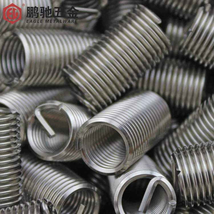 Authentic 304 stainless steel threaded sleeve / wire thread insert ...