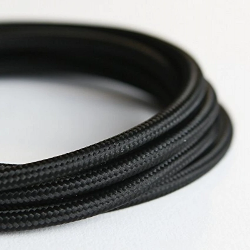 10-Meters-Vintage-Textile-Electric-Wire-Cable-Cotton-Retro-Edison-Style ...