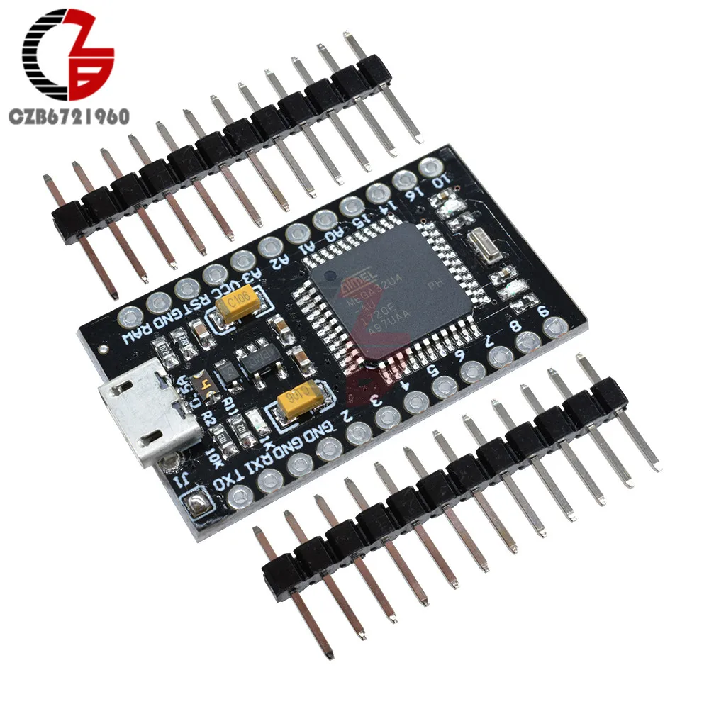5v 16mhz Pro Micro Atmega32u4 Atmega32u4 Au Module With Bootloader Usb Controller Replace