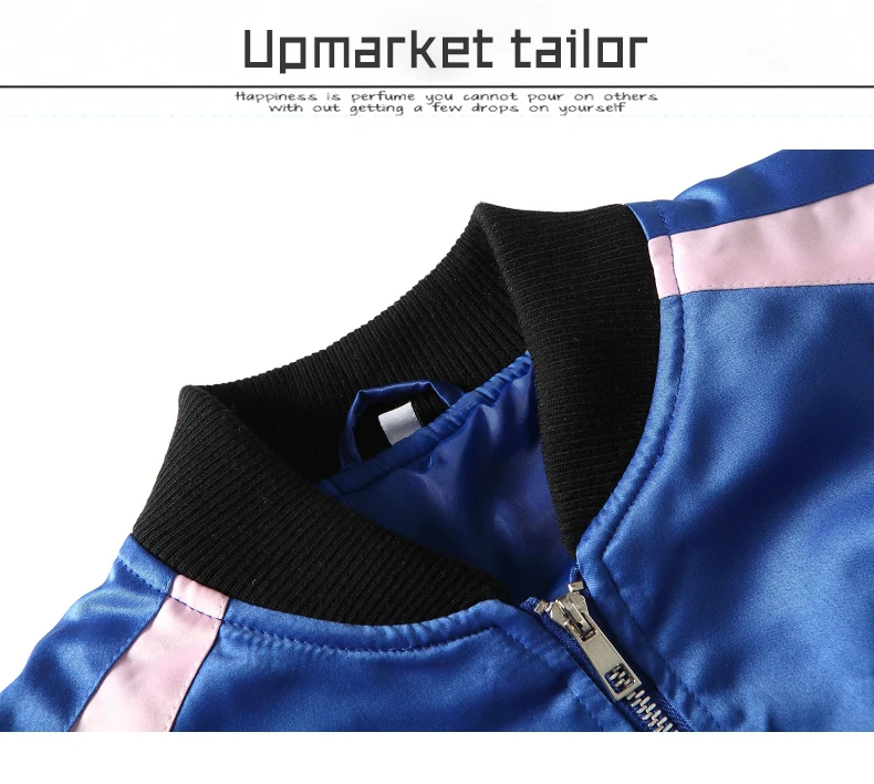 Custom Embroidered Satin Jacket