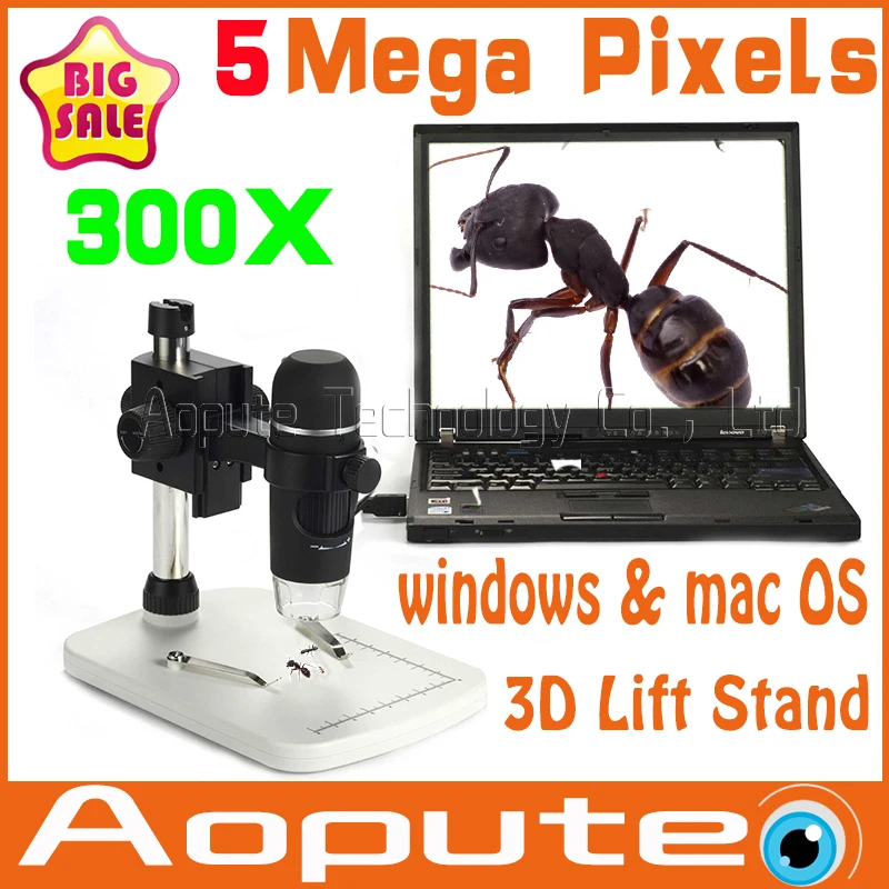 Smart-5M-300X-USB-Digital-Microscope-Camera-With-MicroCapture ...
