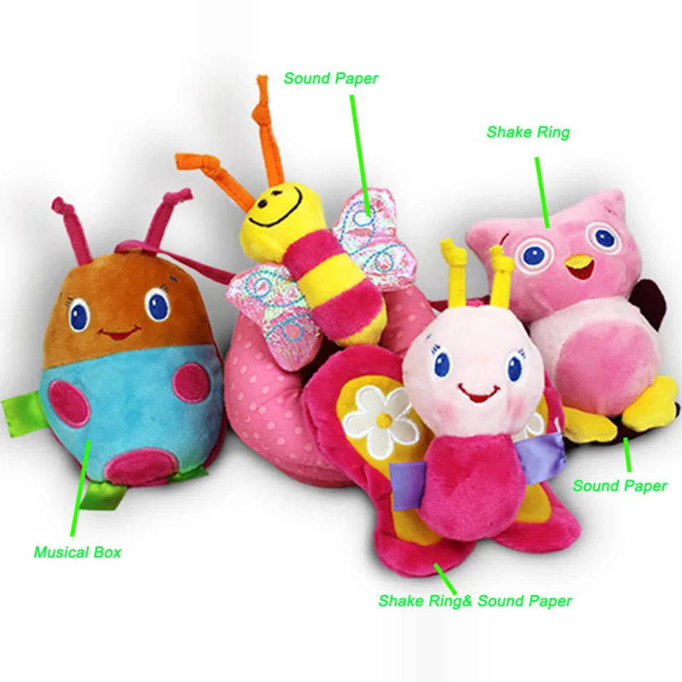 Soft Baby Toys 0 12 Months Musicical Crib Bed Stroller Toy Spiral ...