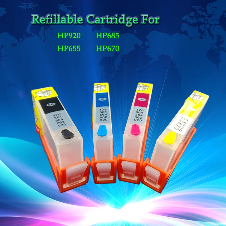 XIMO-4C-Refillable-Ink-Cartridges-for-hp364-364-HP364XL-without-chip ...