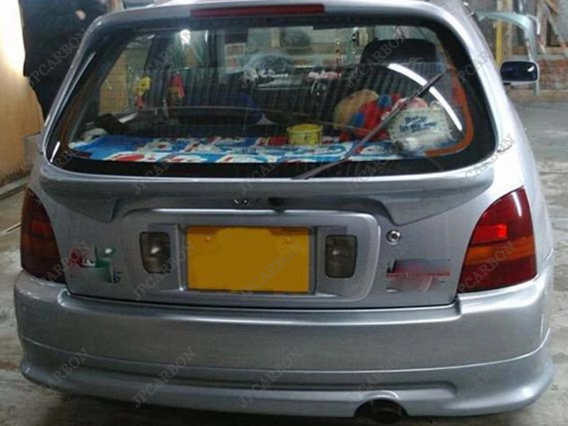 Sin pintar ventana de fibra de vidrio medio Spoiler Wing para 1996 1999 Toyota Starlet EP91 ...