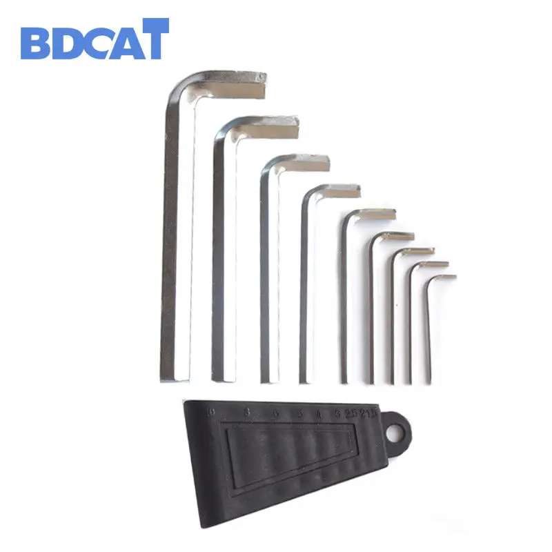 9 size in 1 Hex Key set wrench 1.5 10mm hand tools Alloy steel hexn ...
