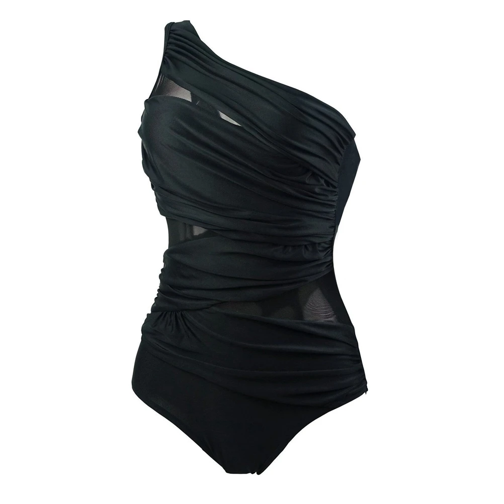 Женский сексуальный купальник с одним плечом Bather цельный купальник