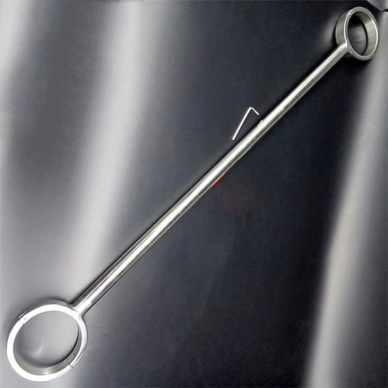 Edelstahl-m-nnlichen-feste-fu-fesseln-fu-bondage-spreader-bar-metall ...