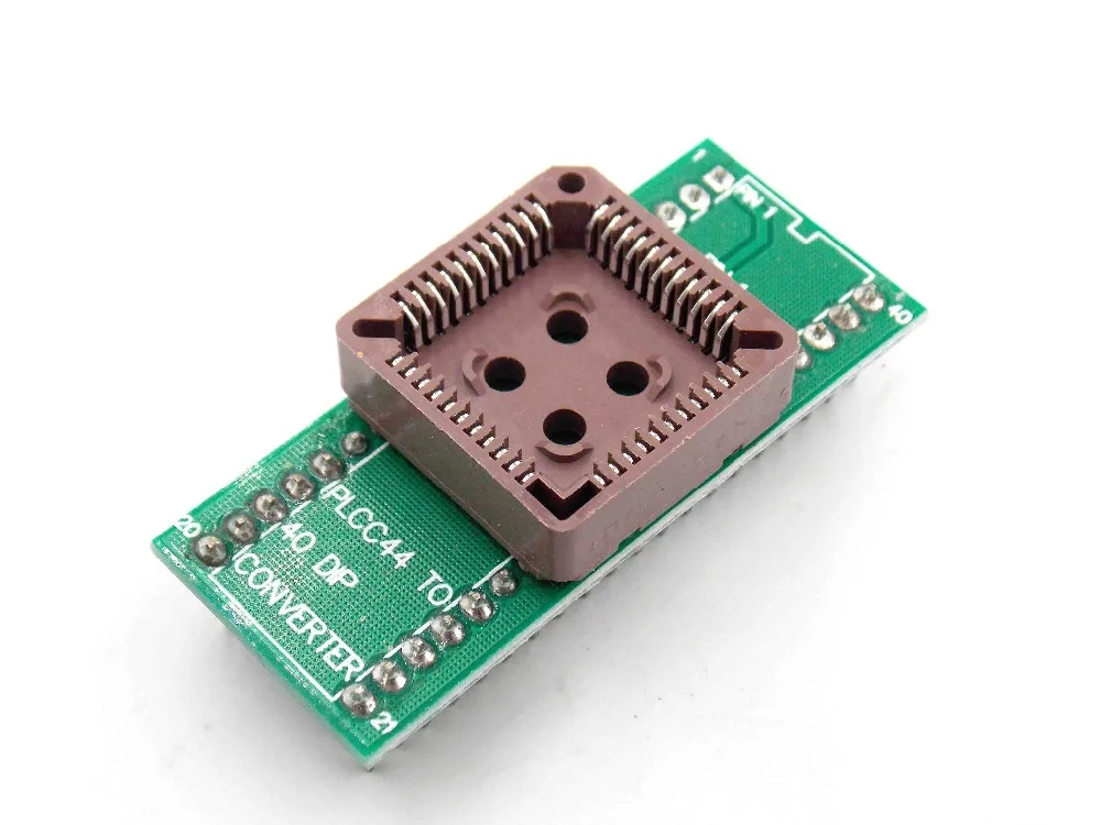 Free Shipping Plcc44 To Dip40 Ez Programmer Adapter Socket In Integrated Circuits From