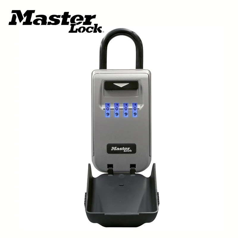 Outdoor Key Safe Box Keys Storage Box Padlock Use Light Up Dials