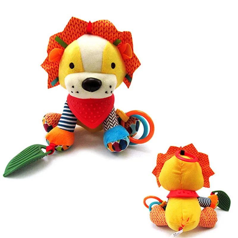 On Sale New Infant Rattle Cartoon Animal Models Baby Stroller Rattles ...