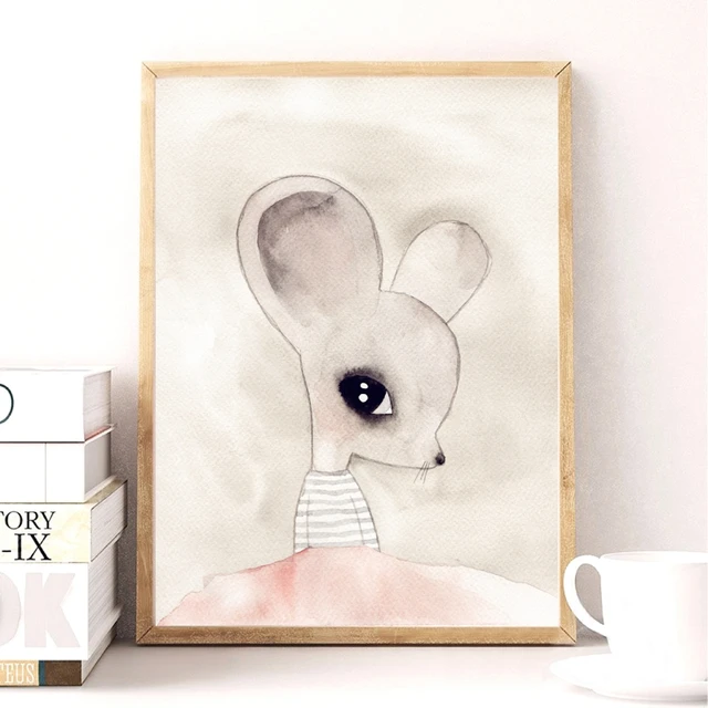 Cute Mouse Animal Painting