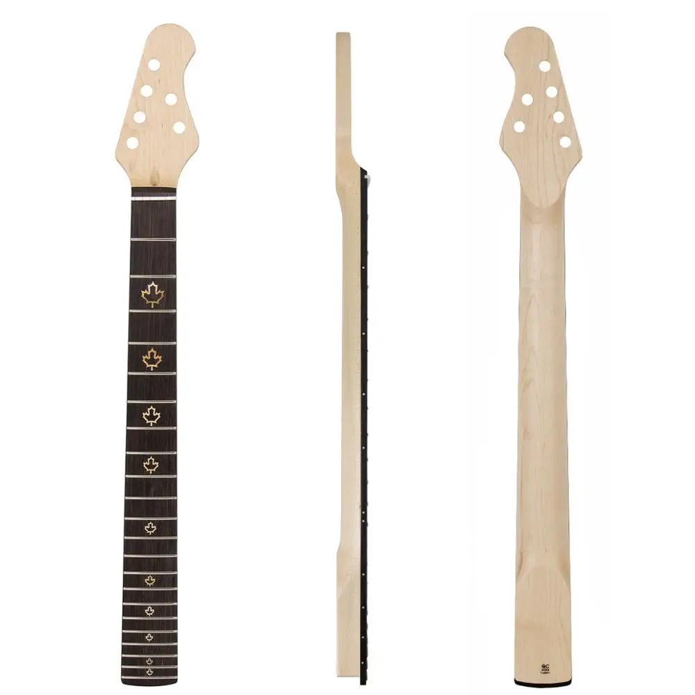 Kmise Electric Guitar Neck Canada Maple 22 Frets HPL Fingerboard Maple ...
