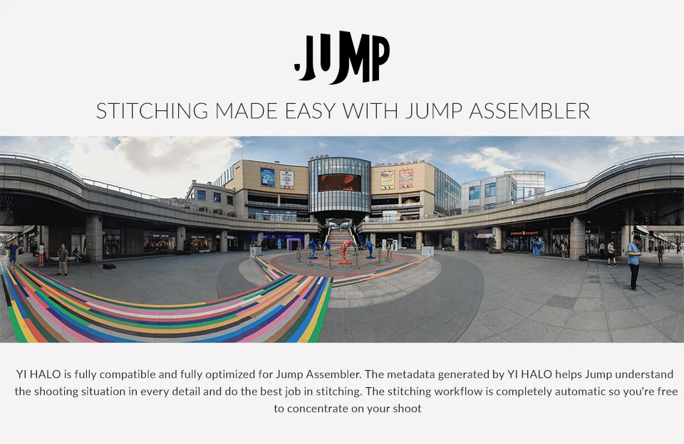 Yi Halo Vr Camera 3d-360 Camera 5ghz Wi-fi 2.2 Inch Lcd Touch Screen ...