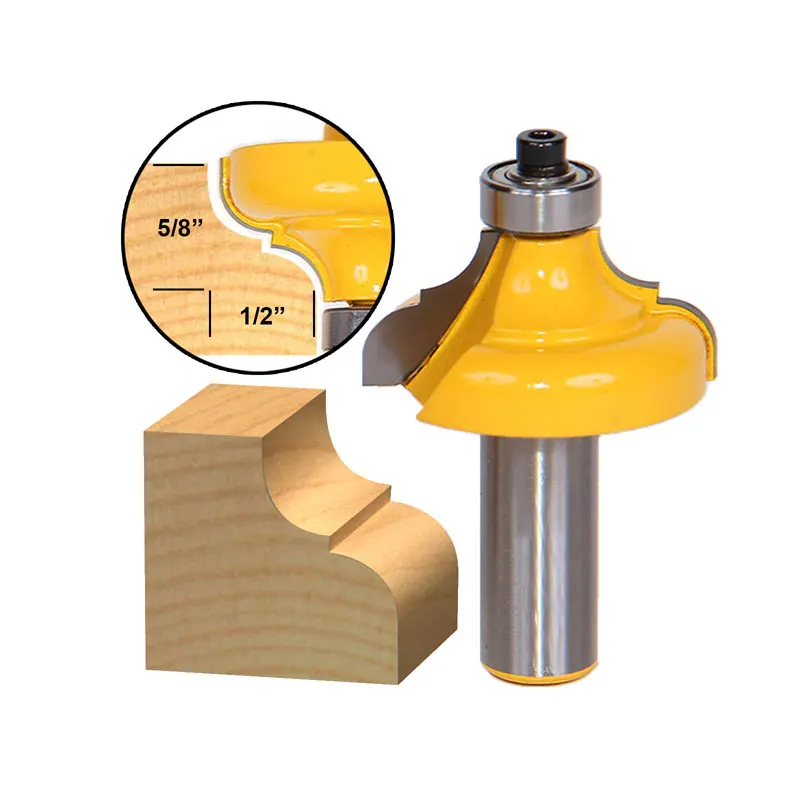 1pcs Classical Ogee Edging and Molding Router Bit Large 1/2" Shank|bit ...