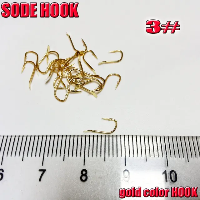 2019NEW SODE HOOK, GOLD COLOR hooks size 3#--16# quantity:100pcs/lot