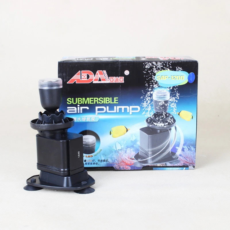 ADA Ya Diya SAP 500 ultra quiet submersible aerator pump with LED ...